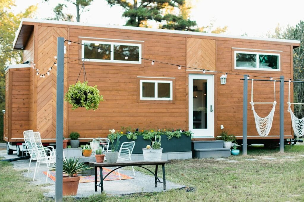 Golden American Tiny House - American Tiny House